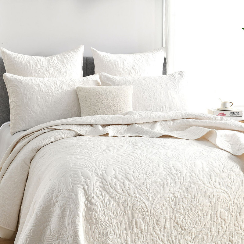 Renee Taylor Berlin Jacquard Coverlet Set