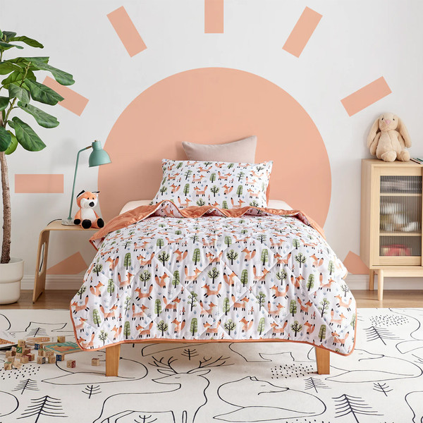 Jack & Ava Shy Fox Comforter Set